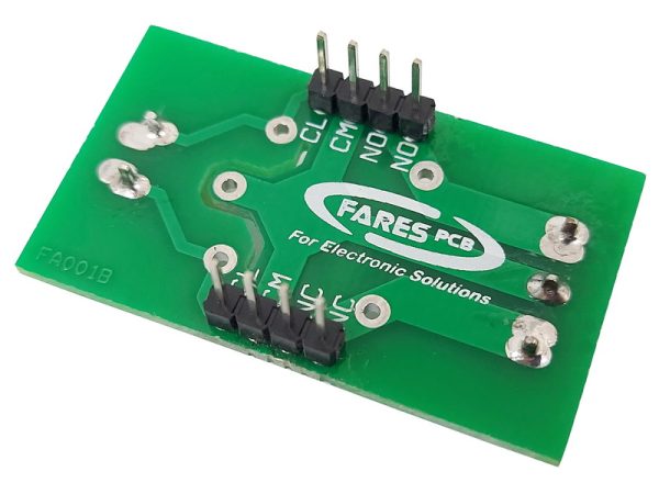 SPDT Relay to Pin Header – Fares PCB
