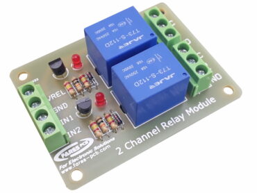 2-Channel Active High Relay Module (12V) RM212 – Fares PCB