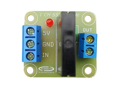 1-Channel Solid State Relay Module (5V) SSR105 – Fares PCB