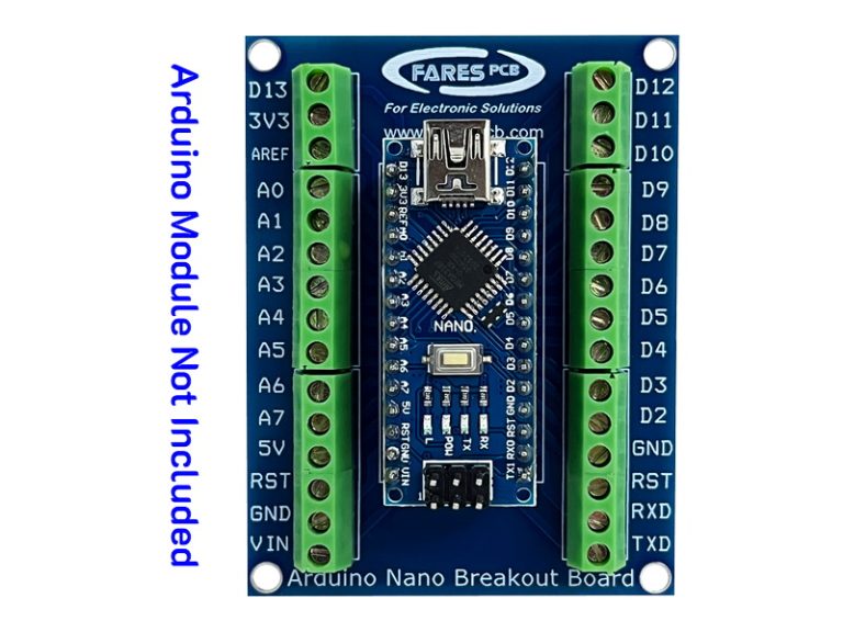 Arduino Nano Breakout Board – Fares PCB