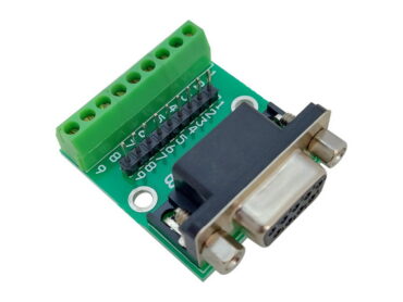 DB9 Female to Screw Terminal + Pin Header – Fares PCB