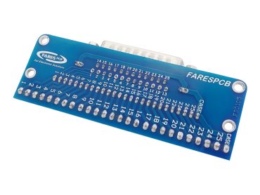 DB25 Male to Screw Terminal + Pin Header – Fares PCB