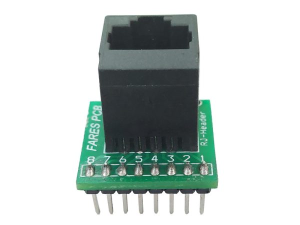RJ45 to Pin Header (Vertical Plugging) – Fares PCB